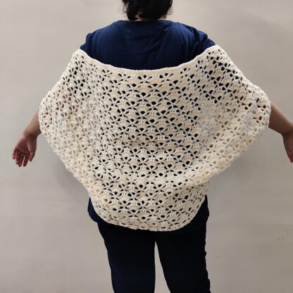 Magnolia Cocoon Shrug Crochet pattern by Lets All Crochet | LoveCrafts