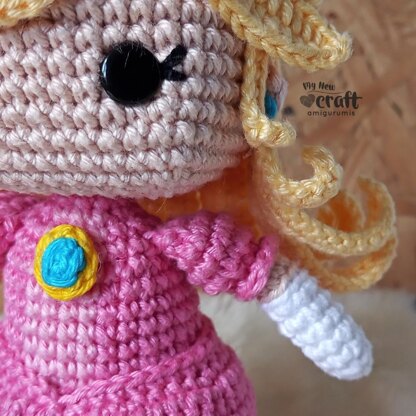 Princess Peach Amigurumi Crochet pattern by My New Craft Amigurumis ...