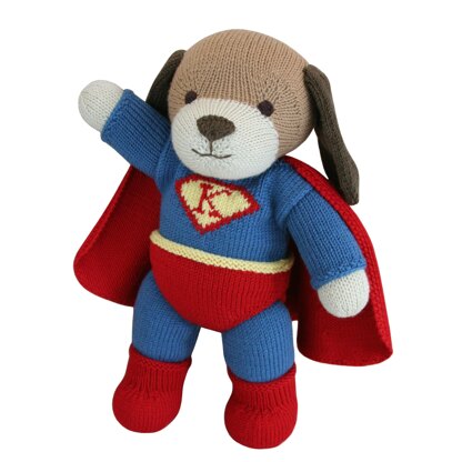 Superhero Outfit (Knit a Teddy) Knitting pattern by Knitables | LoveCrafts