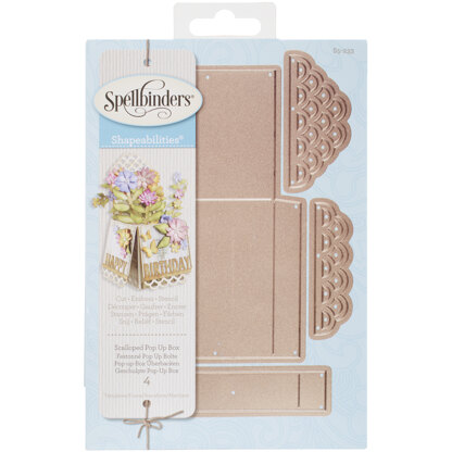 Spellbinders Shapeabilities Dies - Scalloped Pop Up Box | LoveCrafts