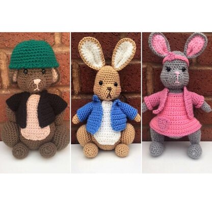 Peter Rabbit Crochet Patterns Crochet pattern by Teenie Crochets ...