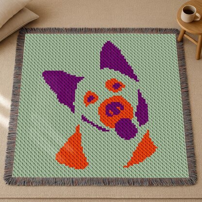 German Shepherd Blanket C2C Beginner-Friendly Throw CROCHET PATTERN Dog ...