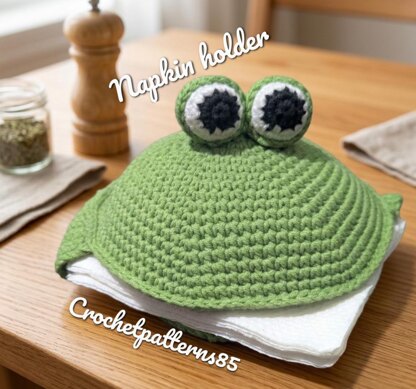 Frog Napkin Holder English-US | LoveCrafts