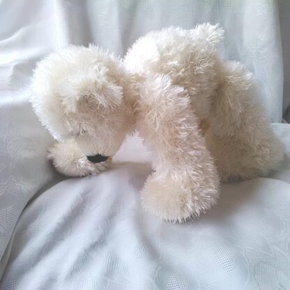 Polar Bear, 2 sizes, large and small Knitting pattern by Pat Alinejad ...