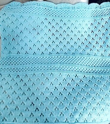 THE NEW PRIMROSE baby blanket Knitting pattern by SUSAN J WARD | LoveCrafts