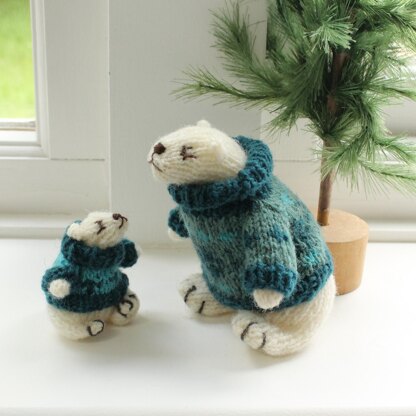 Fair Isle Polar Bears Knitting pattern by Sachiyo Ishii | LoveCrafts