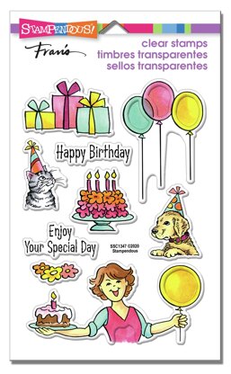 Stampendous Perfectly Clear Stamps - Birthday Gift | LoveCrafts