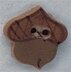 Mill Hill Button 86166 - Acorn | LoveCrafts