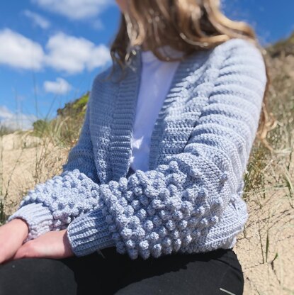 Berry Dipped Cardigan Crochet pattern by Little Golden Nook | LoveCrafts