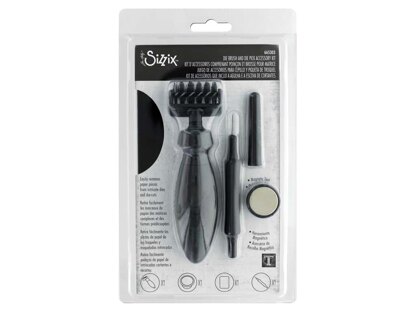 Sizzix Making Tool Die Brush & Pick Accy Kit (Black) by Tim Holtz ...