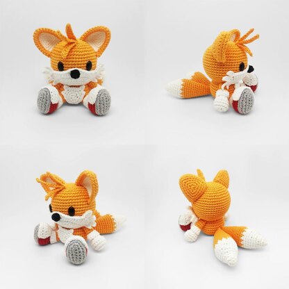 Sonic, Tails & Knuckles Pattern Crochet pattern by VinCrafty | LoveCrafts