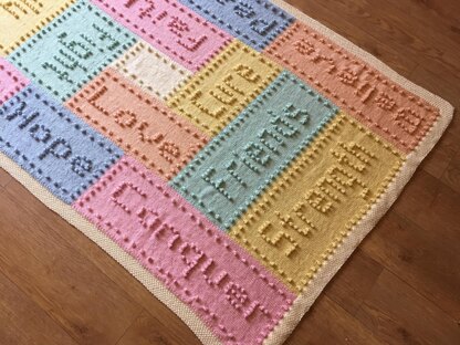 Cancer Chemo Blanket Knitting pattern by Peach.Unicorn | LoveCrafts
