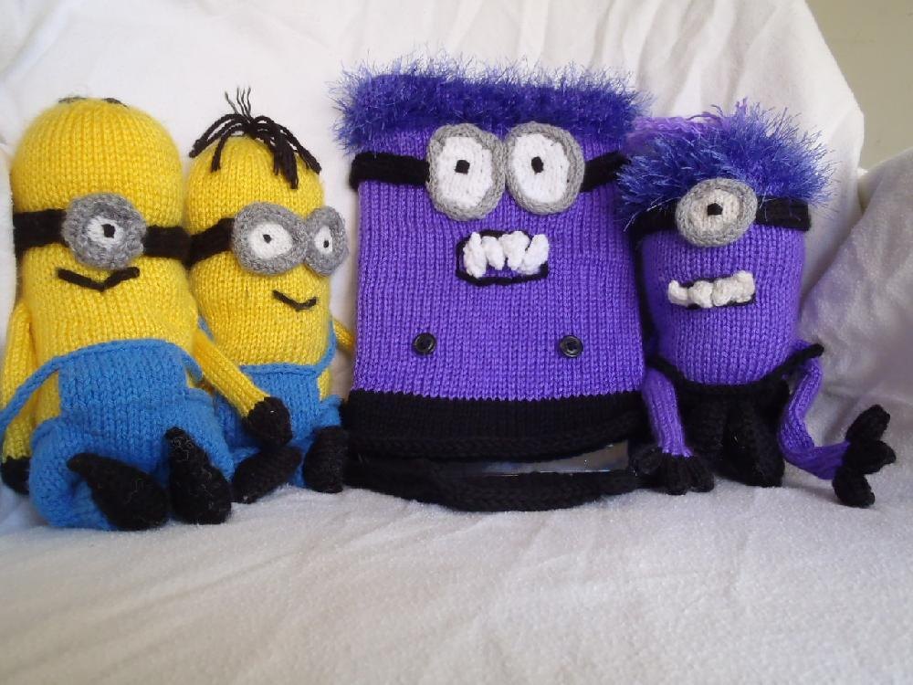 Minion Free Knitting Pattern