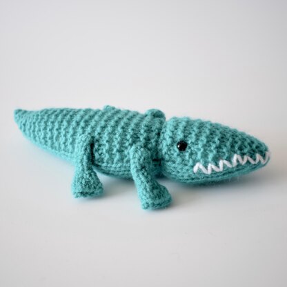Alec the Alligator Knitting pattern by Amanda Berry | LoveCrafts