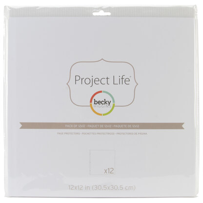 American Crafts Project Life Page Protectors 12"X12" 12/Pkg - 040162 ...