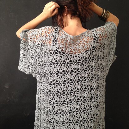 Boho Crochet Robe Crochet pattern by Linda Skuja | LoveCrafts