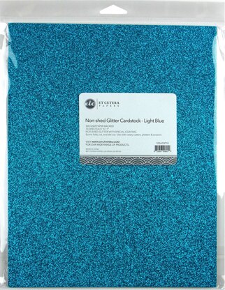 Arc Crafts ETC Papers Non-Shed Glitter Cardstock 8.5"X11" 10/Pkg ...