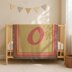 Letter O Name C2C crochet baby blanket pattern | 2 colors design ...