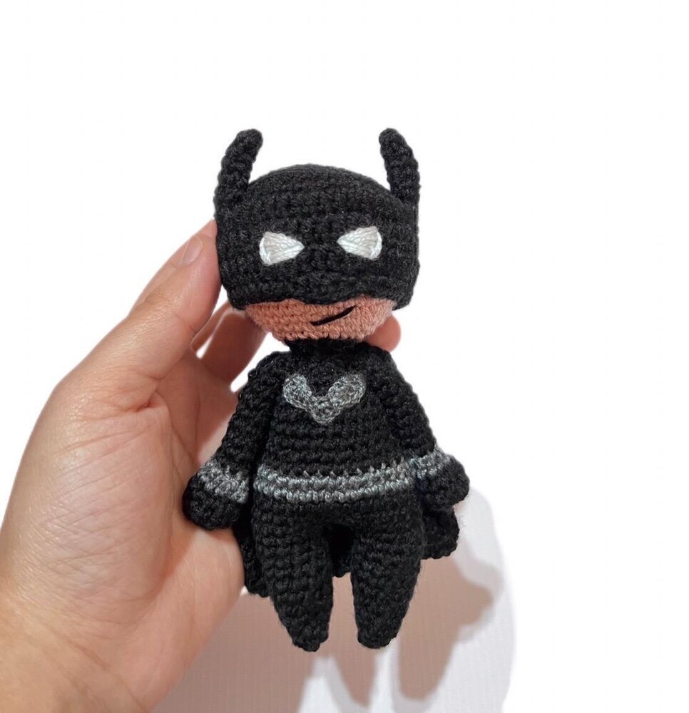 Batman Amigurumi Crochet Pattern Hero Crochet Pattern Amigurumi Hot