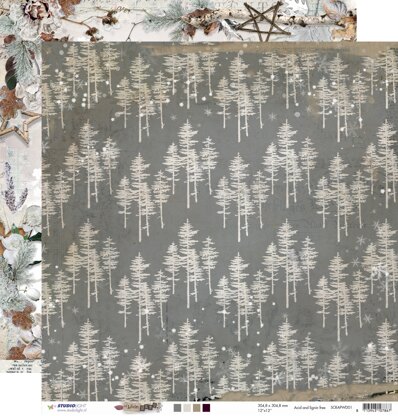 Studio Light Winter Days Double-Sided Cardstock 12"X12" 10/Pkg - 553945 ...