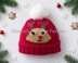 Rudolph the Red Nosed Reindeer Hat DK Knitting Pattern for Children ...
