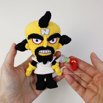 Doctor Neo Cortex – PDF Crochet Amigurumi Pattern (Chibi Evil Scientist ...