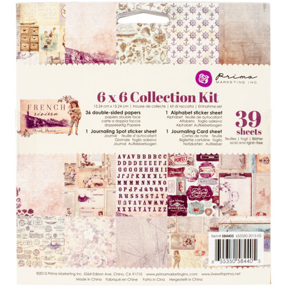 Prima Marketing Collection Kit 6"X6" - French Riviera | LoveCrafts