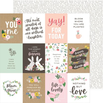 American Crafts Lovely Moments Double-Sided Cardstock 12"X12" 25/Pkg ...