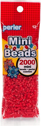 Perler Mini Perler Beads 2000/Pkg - Red | LoveCrafts