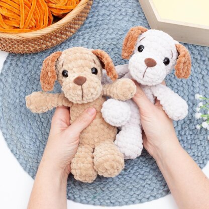 Crochet Dog Pattern, puppy plushie | LoveCrafts