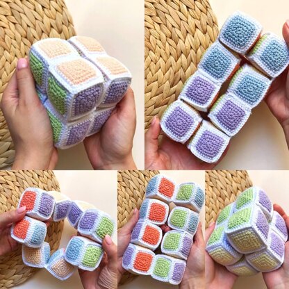 Infinity Fidget cube Crochet pattern | LoveCrafts