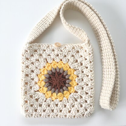 Sunflower Lovers Cross Body Bag Crochet pattern by Cornwall Crochet ...
