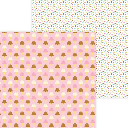 Doodlebug Hey Cupcake Double-Sided Cardstock 12"X12" 25/Pkg - Sugar ...