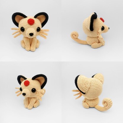Meowth & Persian Crochet pattern by VinCrafty | LoveCrafts