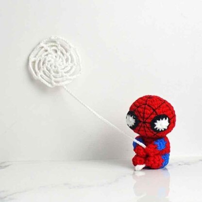 SpiderMan Marvel Hanging Amigurumi Crochet | LoveCrafts