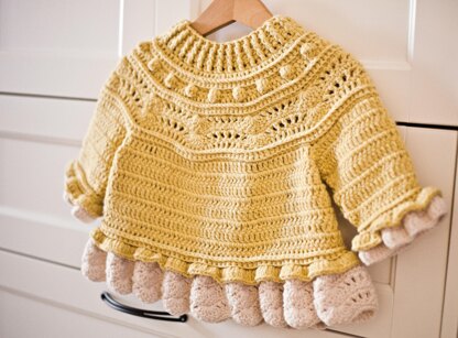 Ranunculus Sweater Crochet pattern by Mon Petit Violon | LoveCrafts