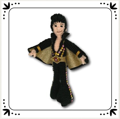 Elvis Amigurumi Crochet pattern by Monchou Designs | LoveCrafts