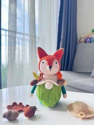 Foxy Forest Gnome | LoveCrafts