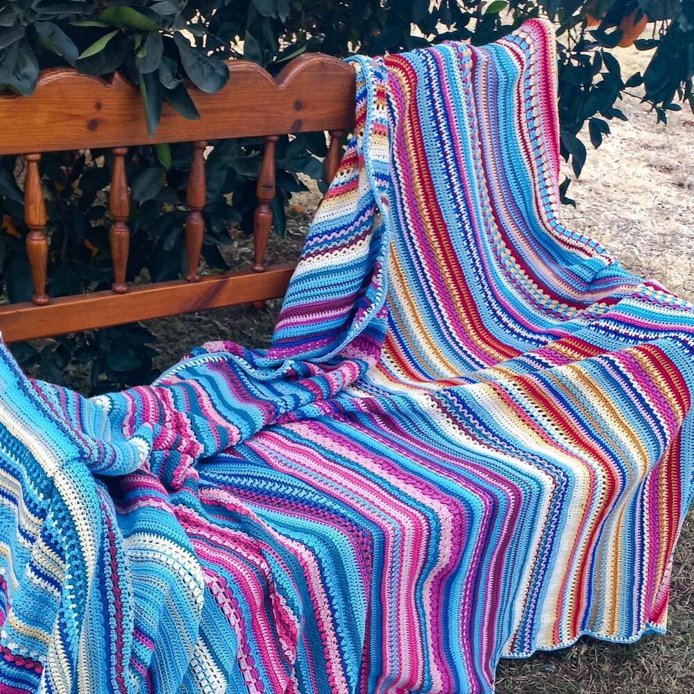 Indian Blanket Crochet Pattern