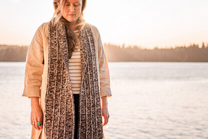 Side Line Scarf Knitting pattern by Fifty Four Ten Studio | LoveCrafts