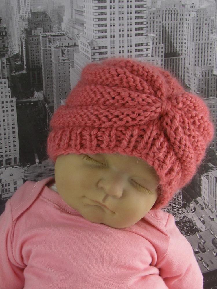 Turban Hat Knitting Pattern