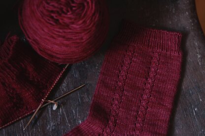 Humber Socks Knitting pattern by Sachiko Burgin | LoveCrafts