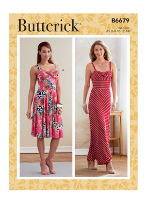 Butterick Misses' Dress B6679 - Sewing Pattern | LoveCrafts