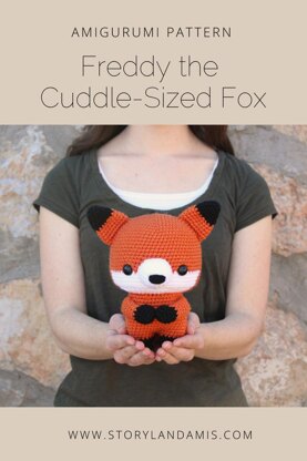 Cuddle-Sized Freddy the Fox Crochet pattern by Holly Salzman | LoveCrafts