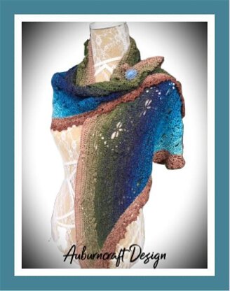 On The Wings of a Dragonfly Shawl Crochet pattern by Auburncraft ...