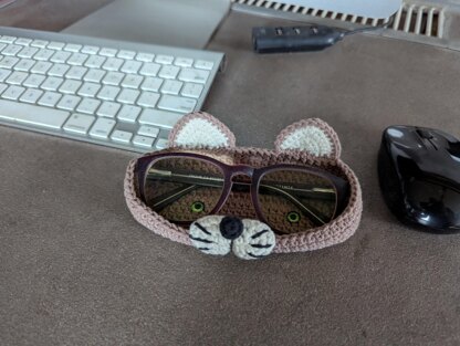 Glasses holder cat English -us | LoveCrafts