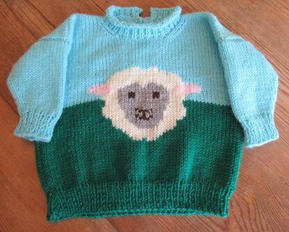 Baby Sheep Jumper | LoveCrafts