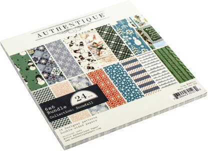 Authentique Paper Authentique Double-Sided Cardstock Pad 6"X6" 24/Pkg ...