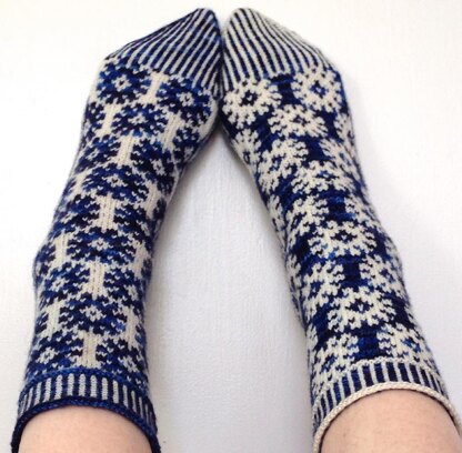 Starry Starry Night Socks Knitting pattern by Suzanne Bryan | Knitting ...