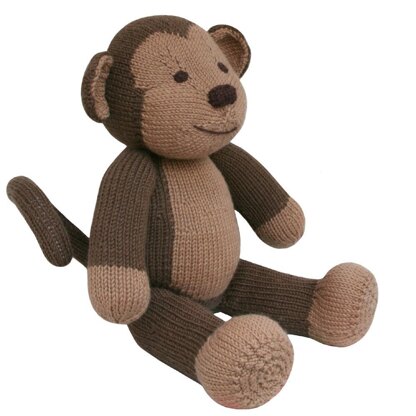 Monkey (Knit a Teddy) Knitting pattern by Knitables | LoveCrafts